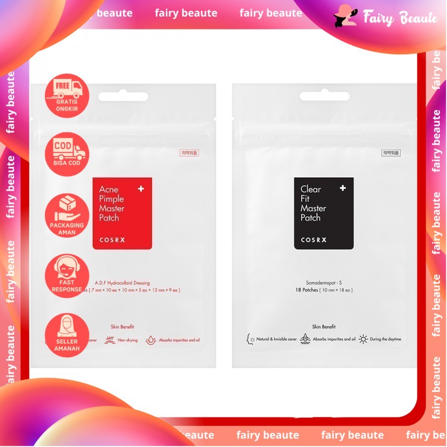 Jual COSRX Acne Pimple Master Patch 24ea / Clear Fit patch 18ea day night BPOM | Shopee Indonesia