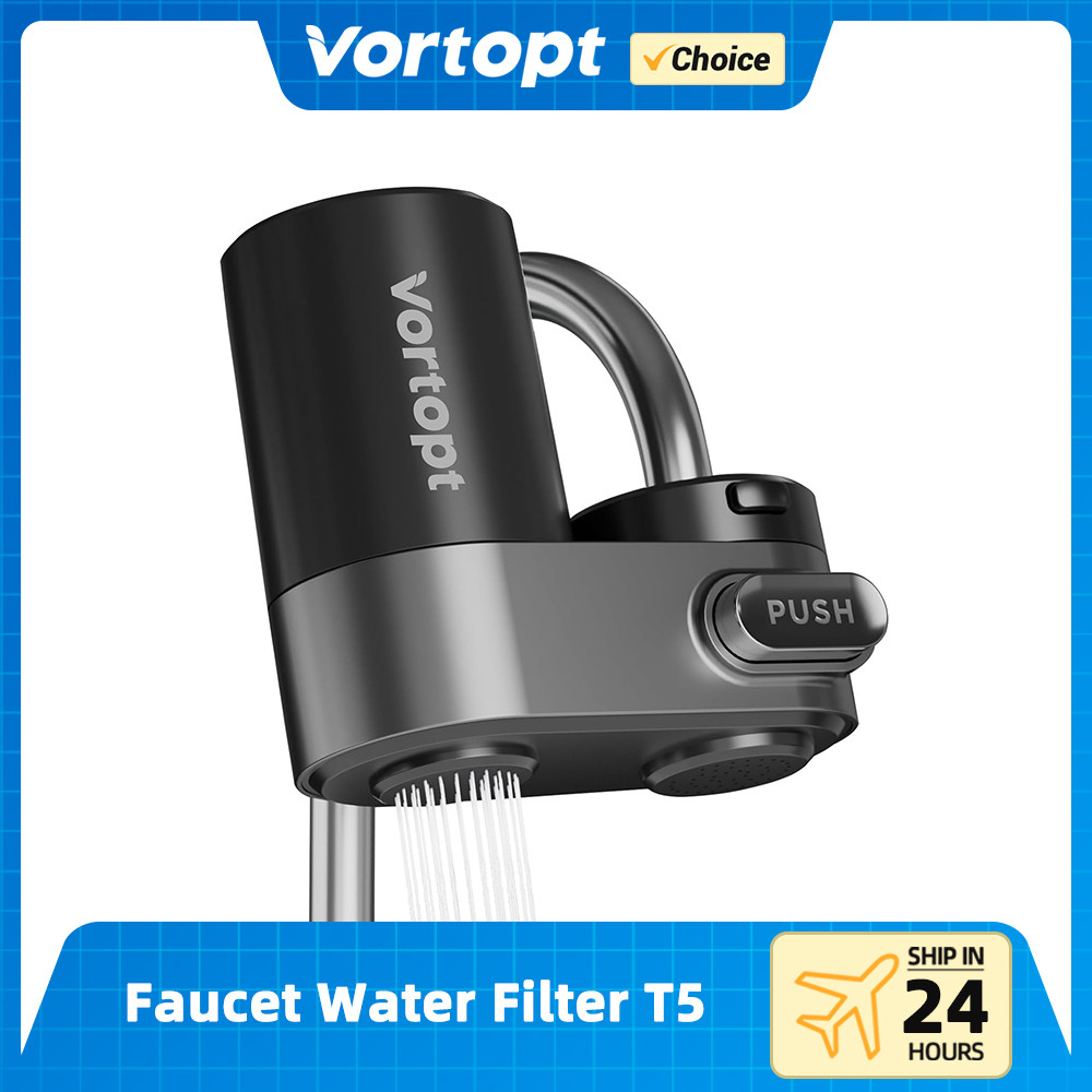 Jual Vortopt Black Faucet Water Filter 350 Gallons 5 stages Drinking ...