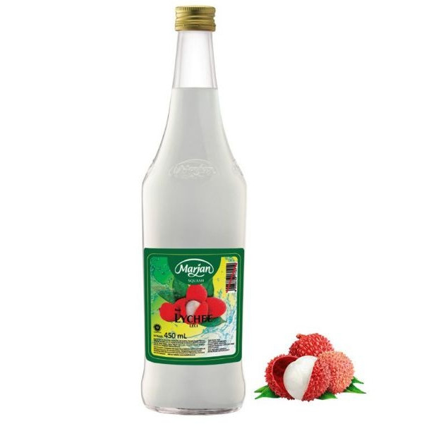 Jual marjan squash rasa leci lychee 450 ml | Shopee Indonesia