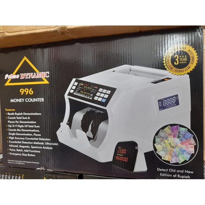 Jual Mesin Hitung Uang Prime Dynamic 996 / Money Counter Prime Dynamic ...