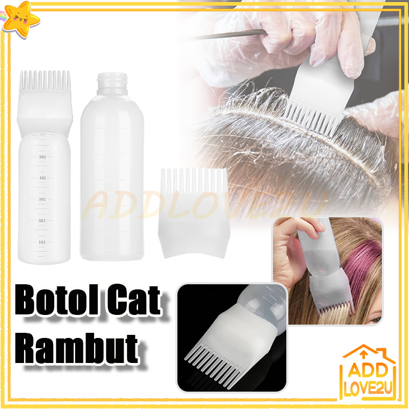 Jual Botol Cat Rambut/botol sisir hair tonic rambut/Botol Pewarna ...