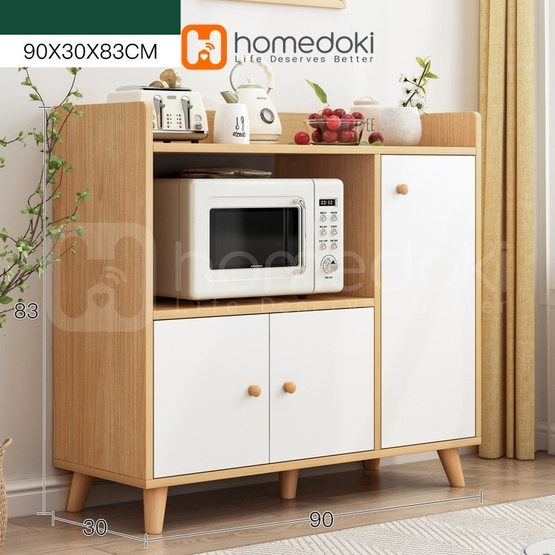 Jual Homedoki Bufet Rak Dapur Rak Multifungsi / Bufet Minimalis ...