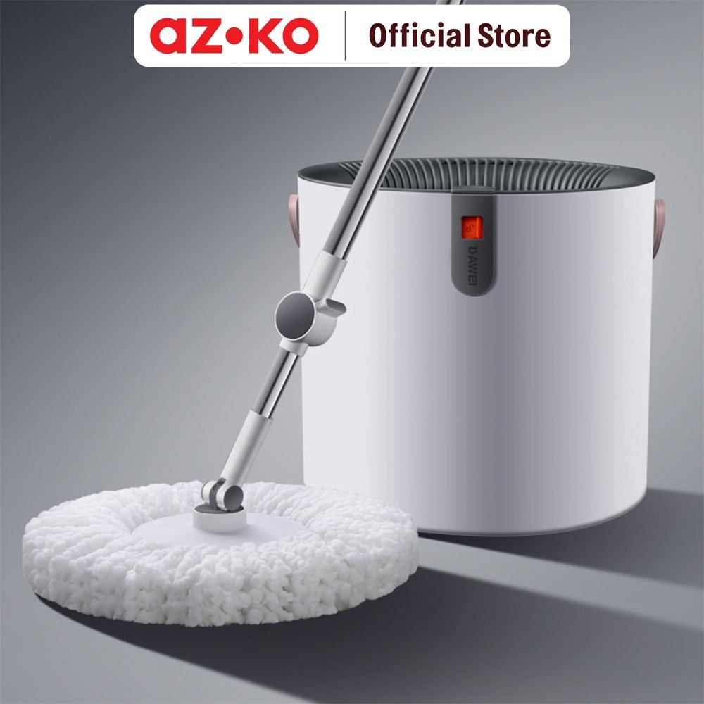 Jual AZKO Proclean Set Alat Pel Putar Dengan Ember Peras 2In1 Wash And ...