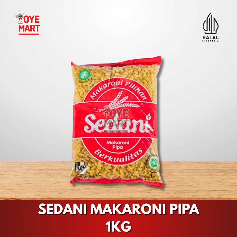 Jual SEDANI MAKARONI PIPA 1KG/MAKARONI PASTA BENTUK PIPA | Shopee Indonesia