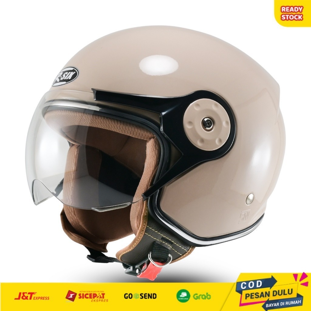 Jual Helm Bogo Rsix Esperanza Retro Dewasa Pria Wanita Motor Sni Helem ...