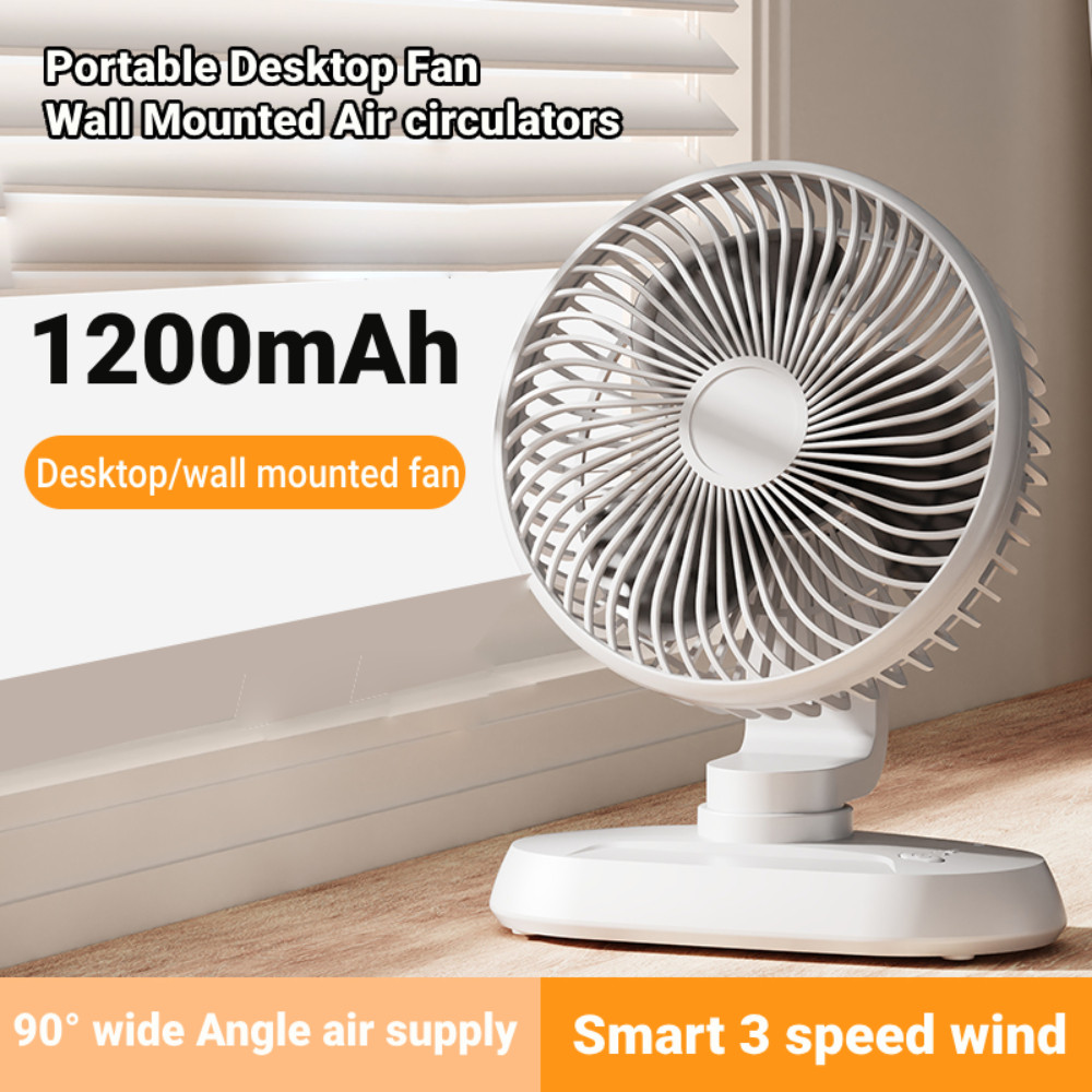 Jual New 90° Portable Air Circulator Fan Desktop Wall Ceiling Air ...