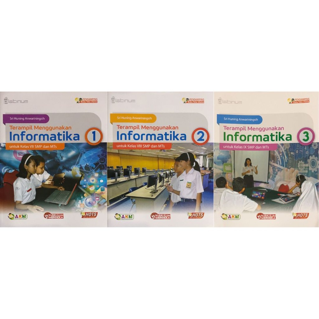 Jual Platinum Buku Informatika Revisi Kelas 1 2 3 7 8 9 SMP/MTS Kurikulum Merdeka Penerbit Tiga ...