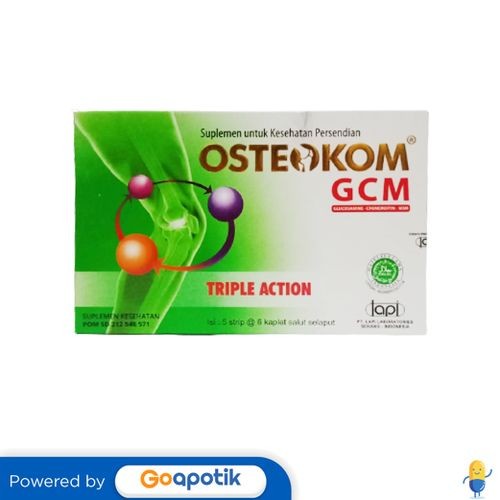 Jual Osteokom Gcm Box 30 Kaplet | Shopee Indonesia