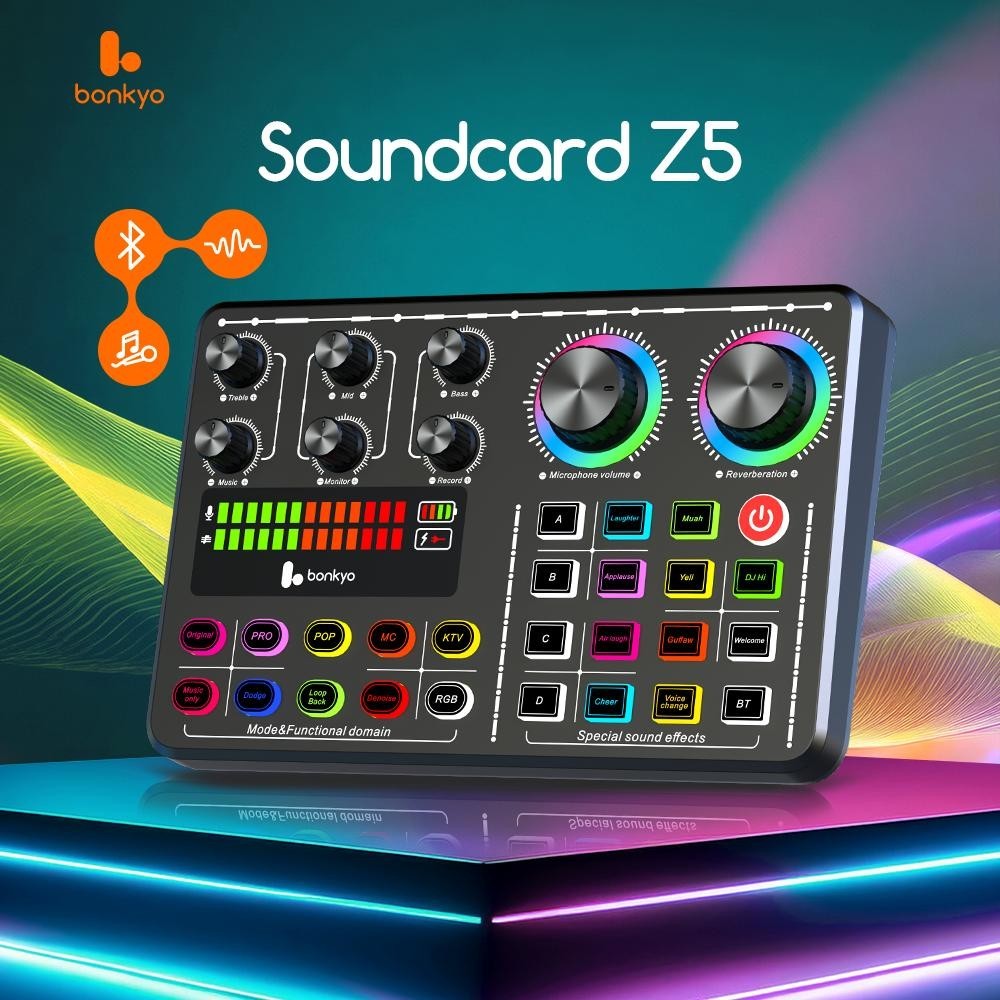 Jual Bonkyo Z5 sound card Live soundcard Original Audio USB External ...