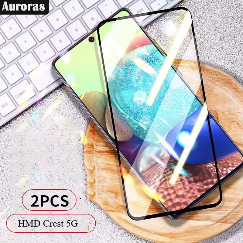 Jual (2 Potongan) HMD Crest 5G Screen Tempered Glass Protector Curved ...