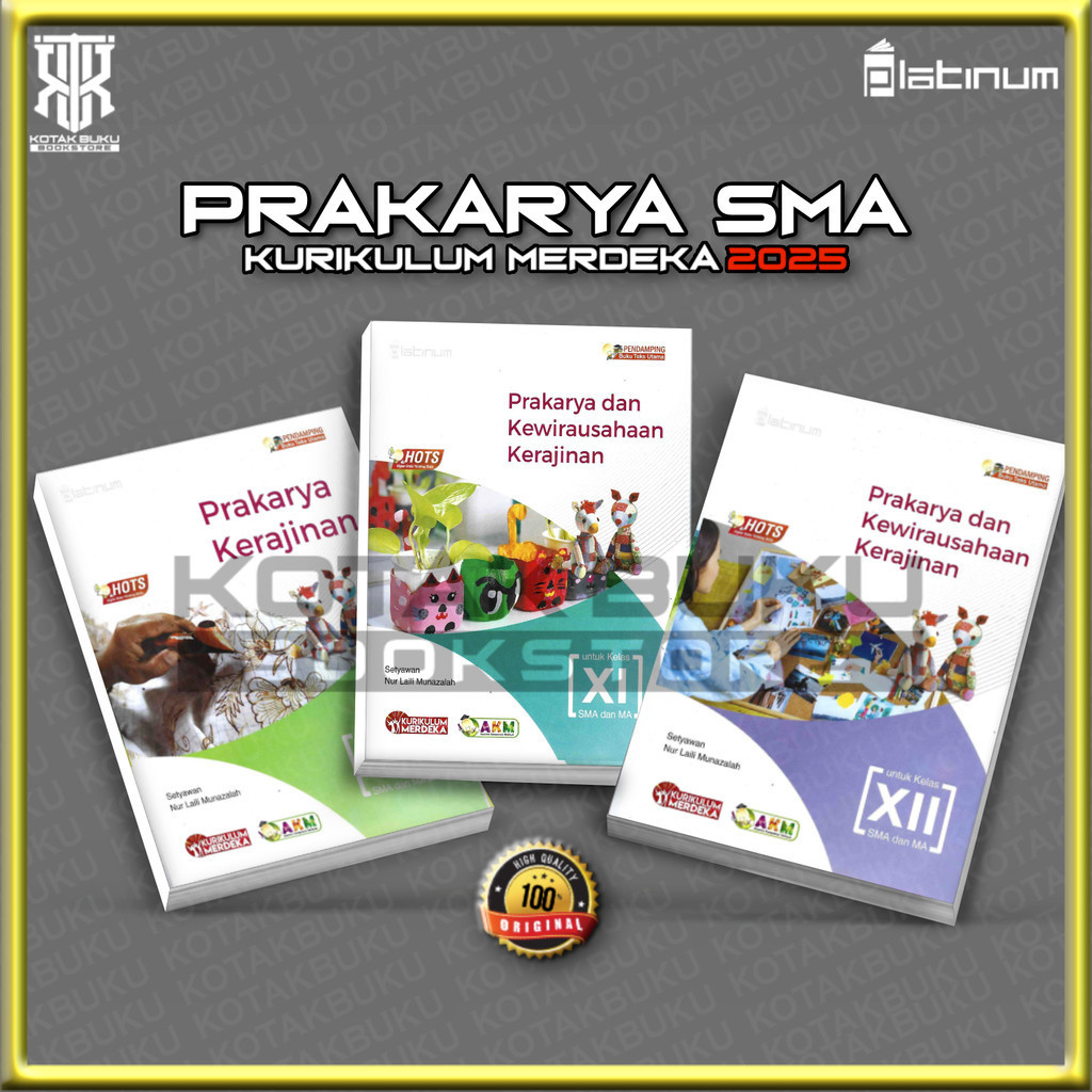 Jual Buku Prakarya Kelas 10 11 12 SMA Kurikulum Merdeka / Prakarya ...