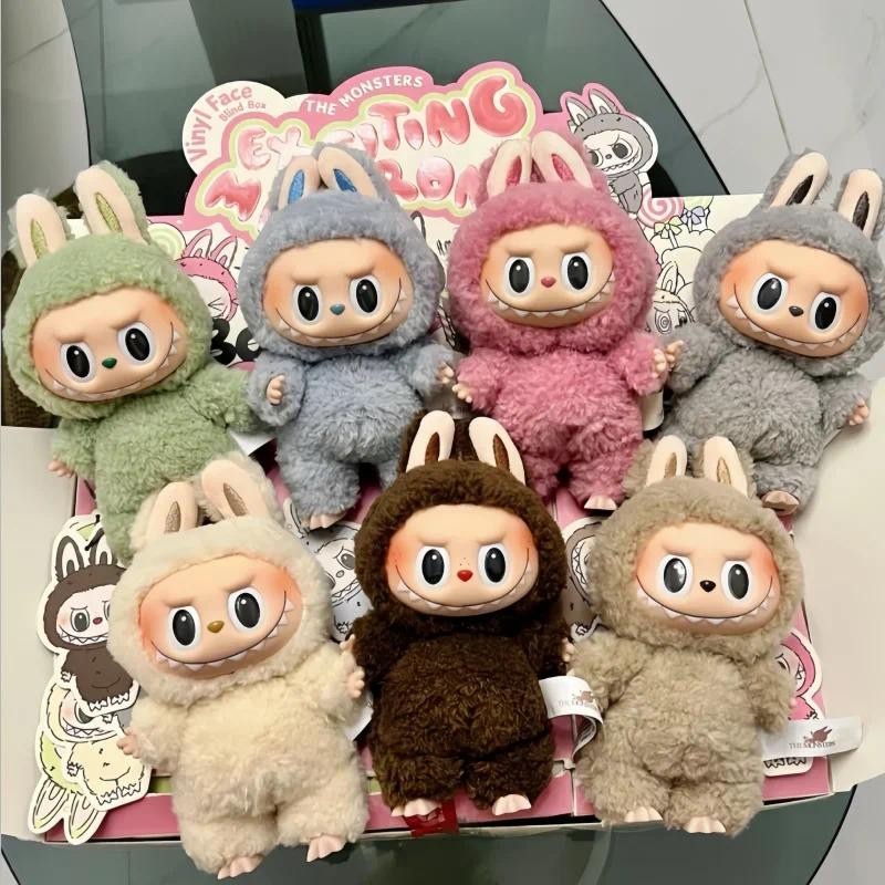 Jual New Original The Monster Labubu Action Figure Heartbeat Macarons ...