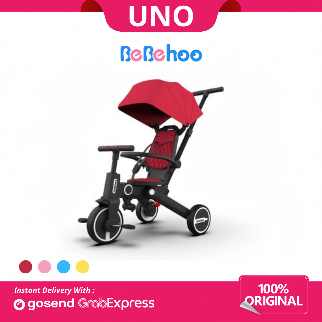 Jual BEBEHOO GEN 2 7IN1 SMART FOLDING TRIKE STROLLER - Sepeda Anak 7 in ...