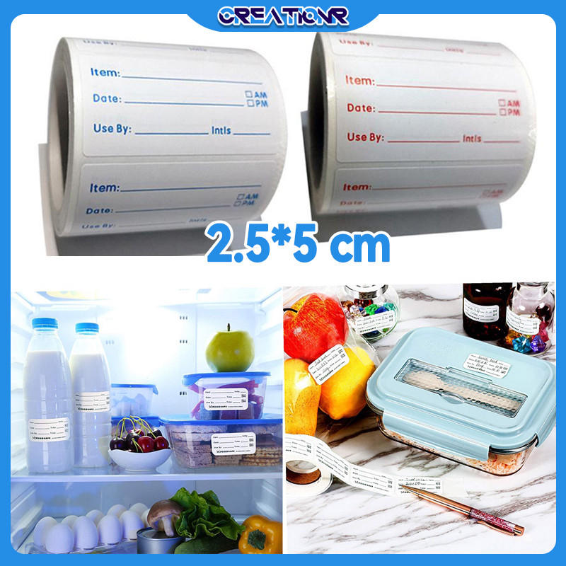 Jual （2.5*5 cm）Stiker Tanggal Kadaluwarsa 500pcs/Label Expired Date ...
