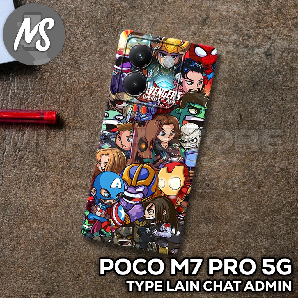 Jual Case POCO M7 PRO 5G [MS14 MOTIF SUPERHERO] - [CASE POCO M7 PRO 5G ...