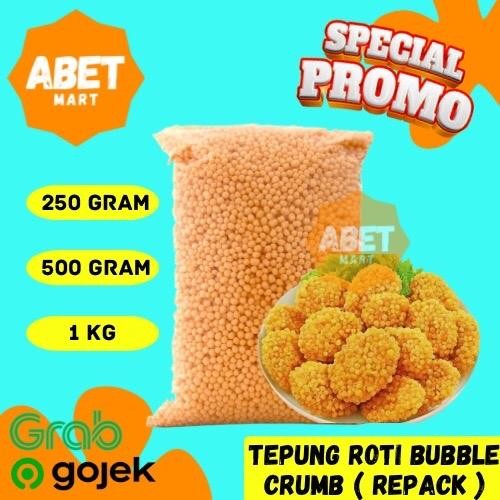 Jual Bubble Crumble Tepung Roti Bulat Repack 250Gr 500Gr 1Kg - 1/4kg 1 ...