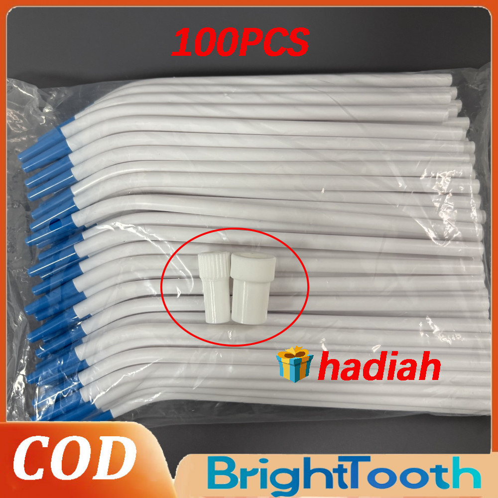 Jual set 100pcs Dental saliva ejector suction tips surgical suction ...