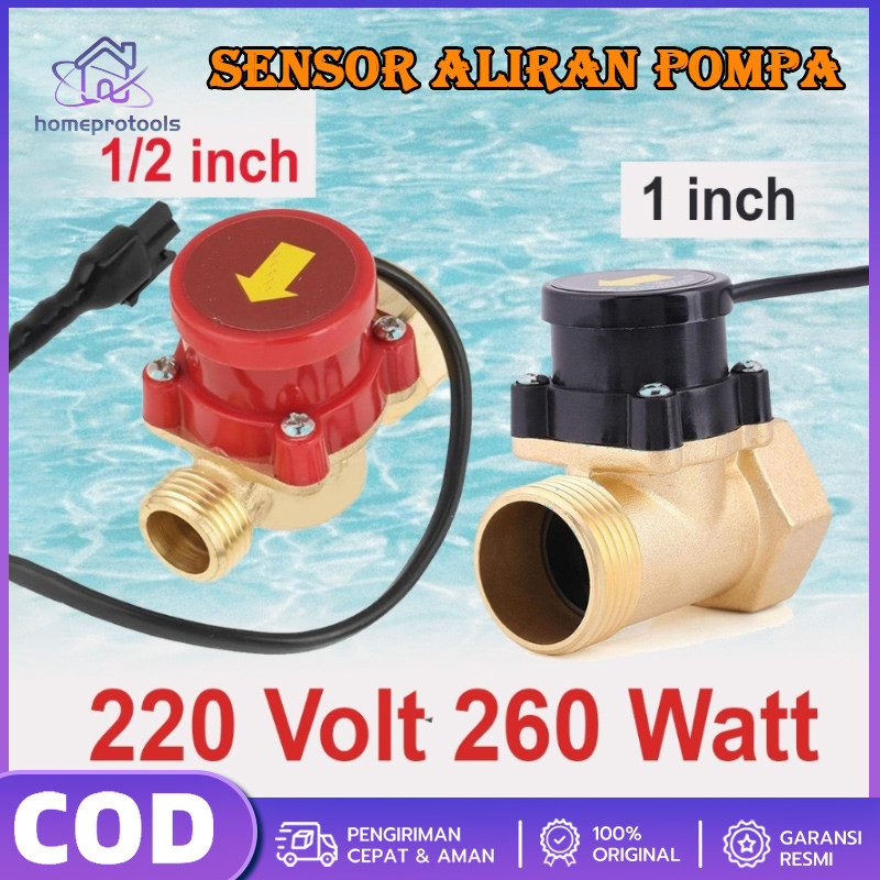 Jual Flow Switch Saklar Otomatis 1Inch 1/2inch 3/4inch sensor otomatis ...