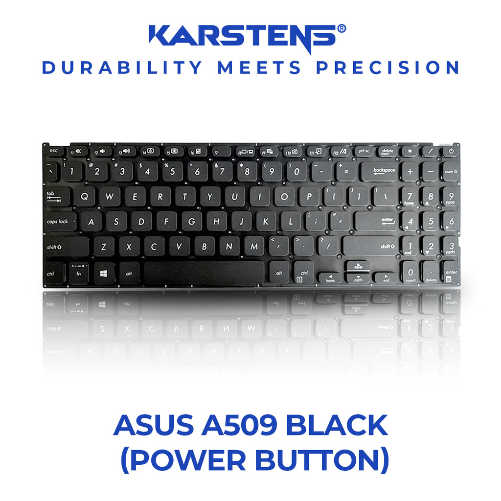 Jual KARSTENS KEYBOARD ASUS A509 BLACK (POWER BUTTON) | Shopee Indonesia