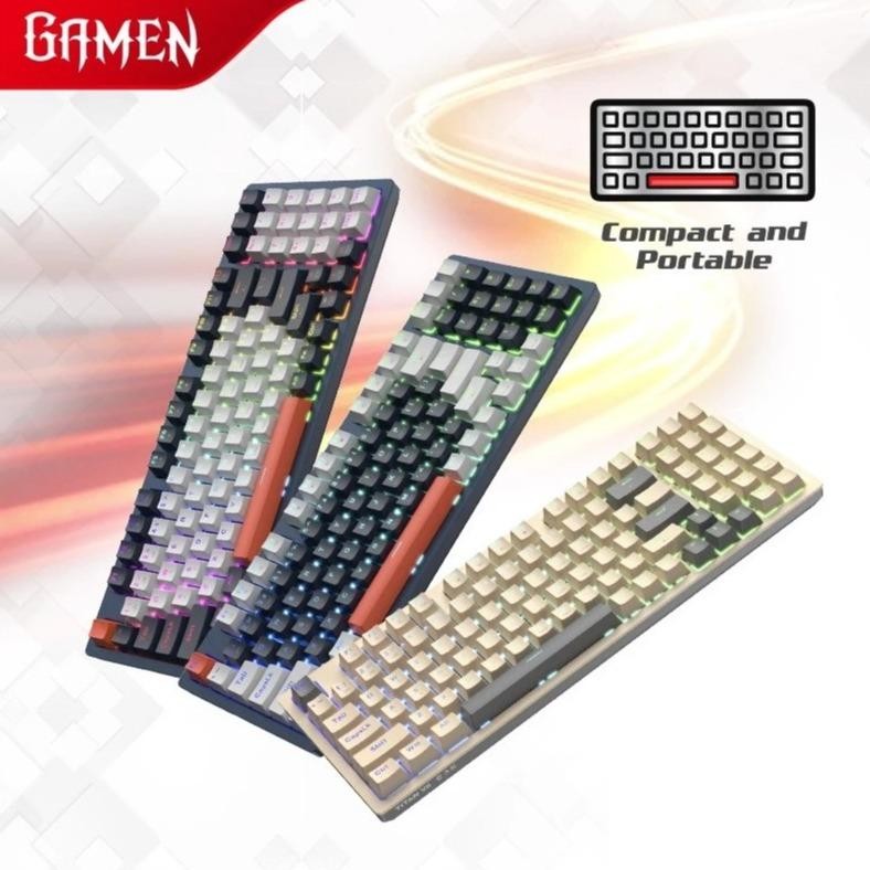 Jual GAMEN Titan 7 Keyboard Gaming Mechanical 94 Key Linear Switch Rgb ...