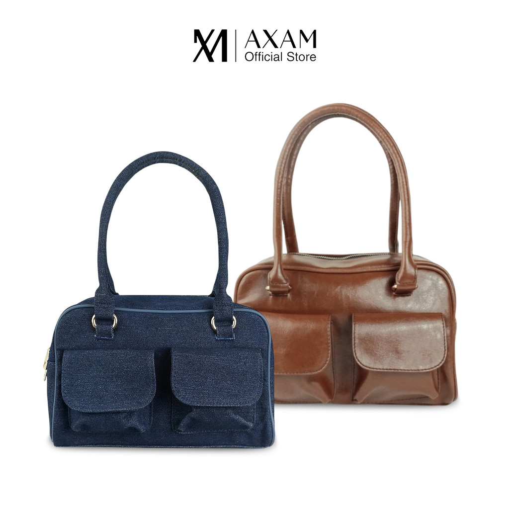 Jual AXAM by Audi Marissa Combo Xie Bag Choco dan Denim For Women Tas ...