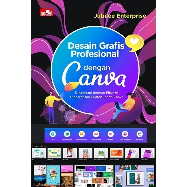 Jual ^^ Buku Desain Grafis Profesional dengan Canva - Jubilee Enterprise | Shopee Indonesia