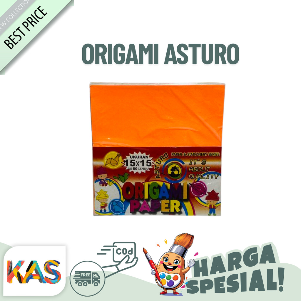 Jual Kertas Lipat/ Origami Asturo ukuran 15x15 cm | Shopee Indonesia