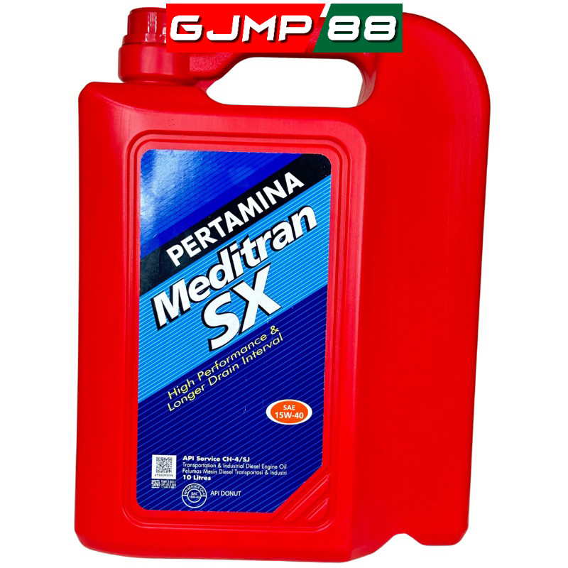 Jual OLI PERTAMINA MEDITRAN SX SAE 15W-40 10 LITER | Shopee Indonesia