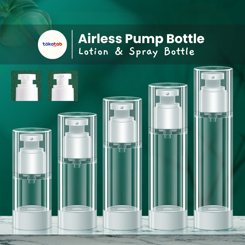 Jual Tokotab - Airless Pump Bottle Botol Decant Botol Lotion Bottle ...