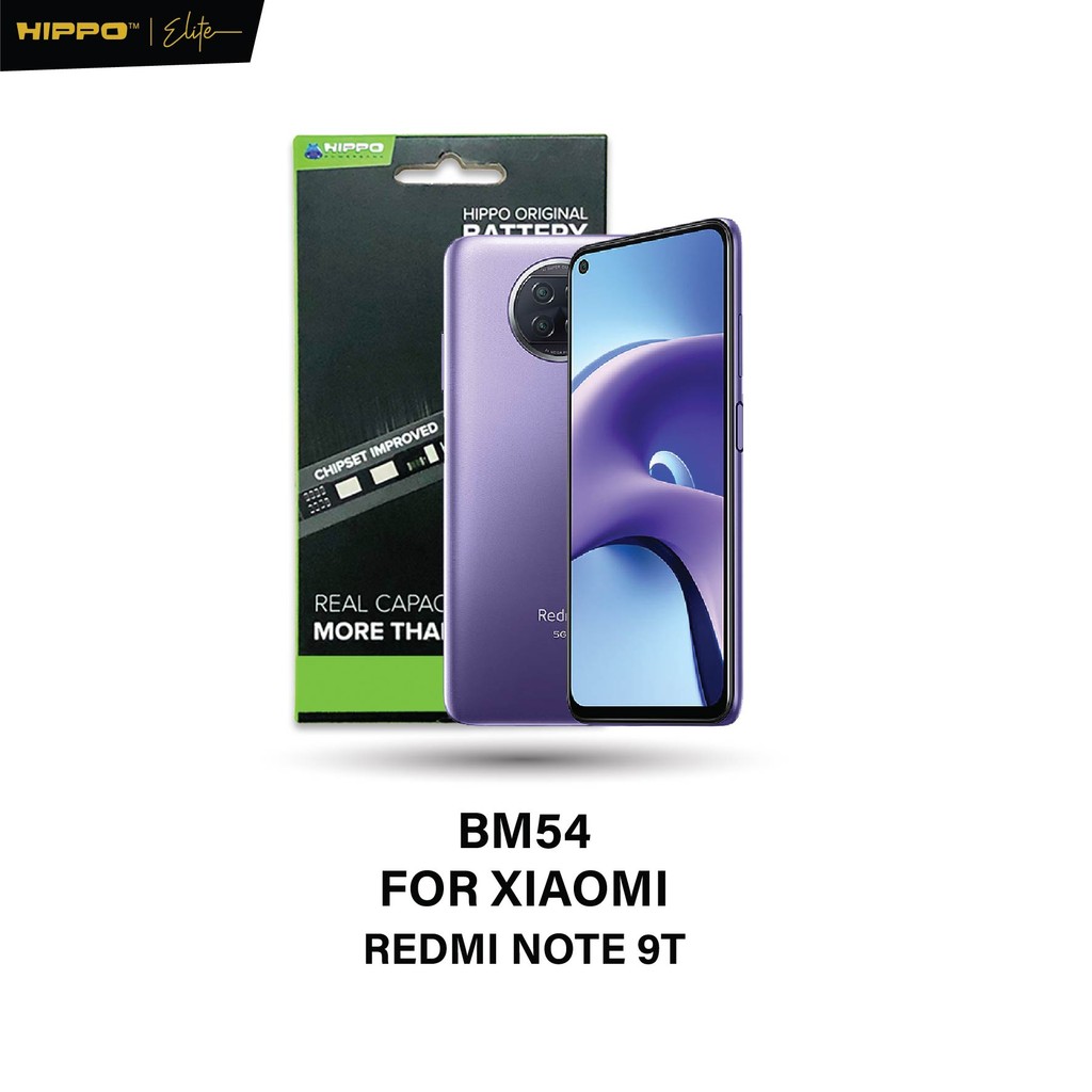 Jual Hippo Baterai Xiaomi BM54 Redmi Note 9T 5000mAh Battery Batere ...