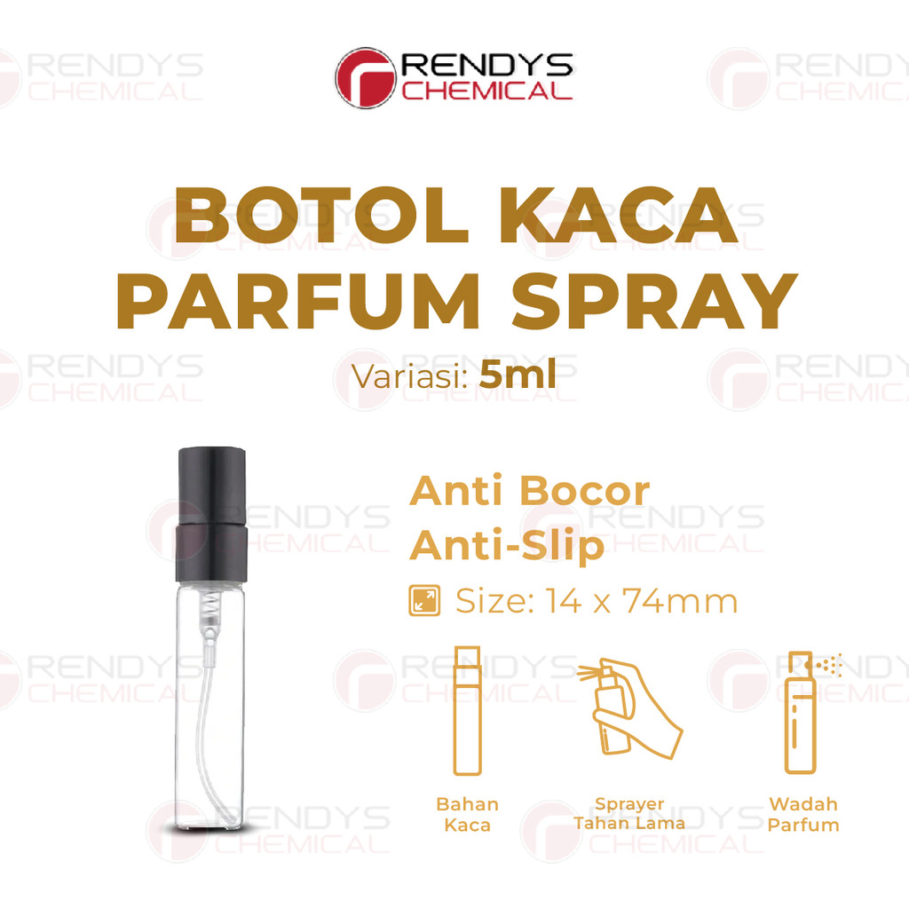 Jual Botol Kaca Parfum Spray 5ml / Perfume Dispenser & Botol Refill Eau ...