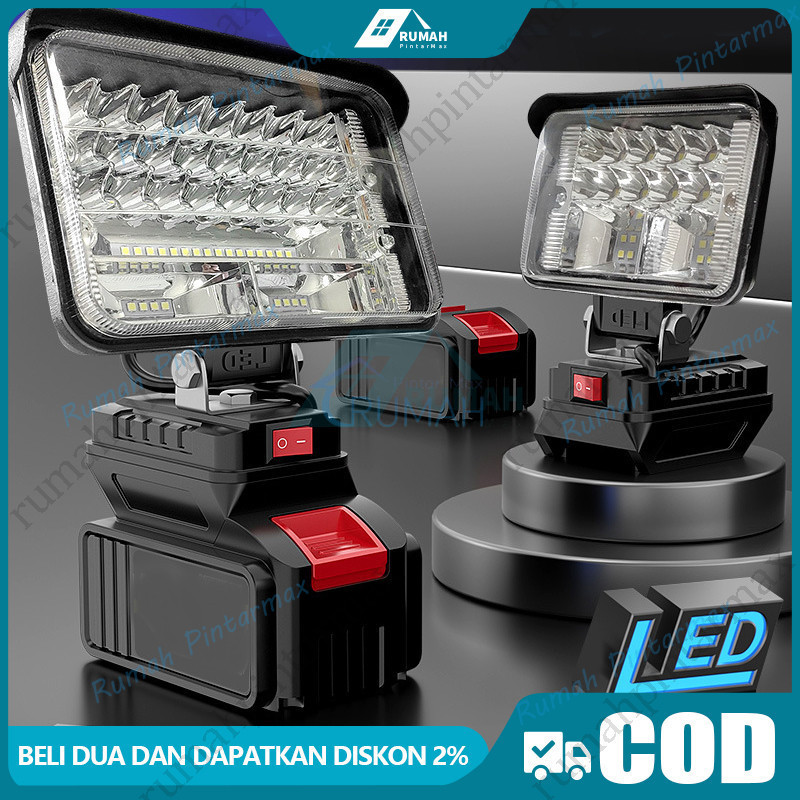 Jual Lampu LED Portable Lamp Baterai 21V 48VF SUNC TOOLS | Shopee Indonesia