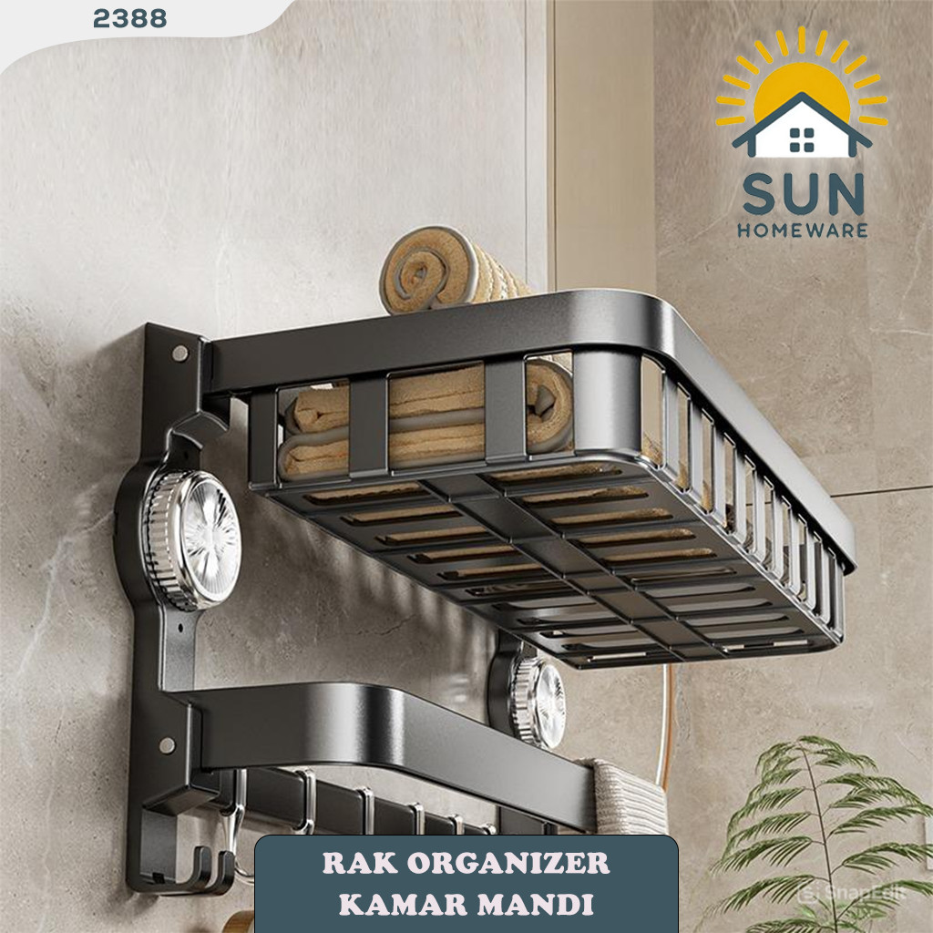 Jual SUN Rak organizer kamar mandi 2388/ Rak Kamar Mandi Plastik / Rak ...