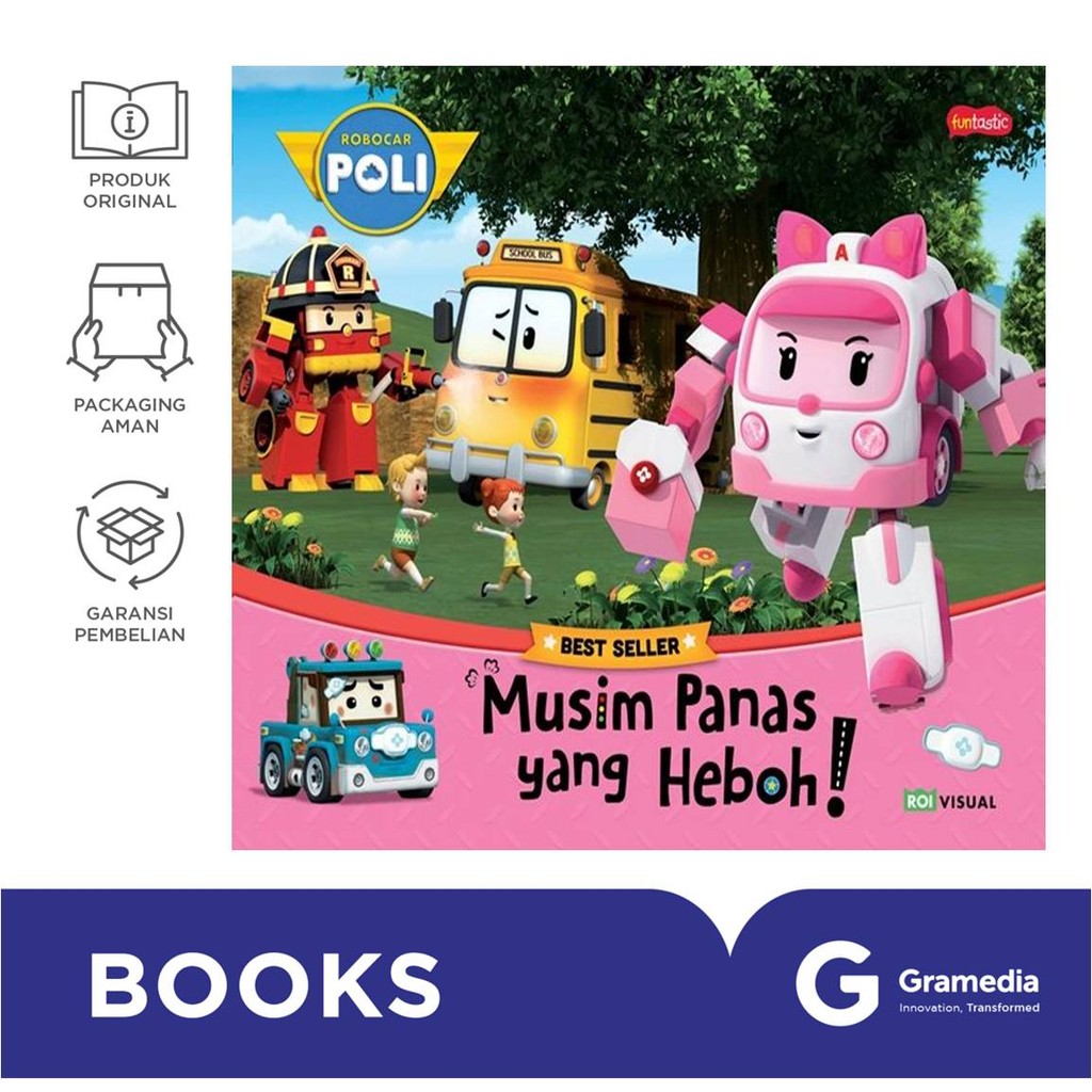 Jual Robocar Poli : Musim Panas yang Heboh (Roi Visual) | Shopee Indonesia