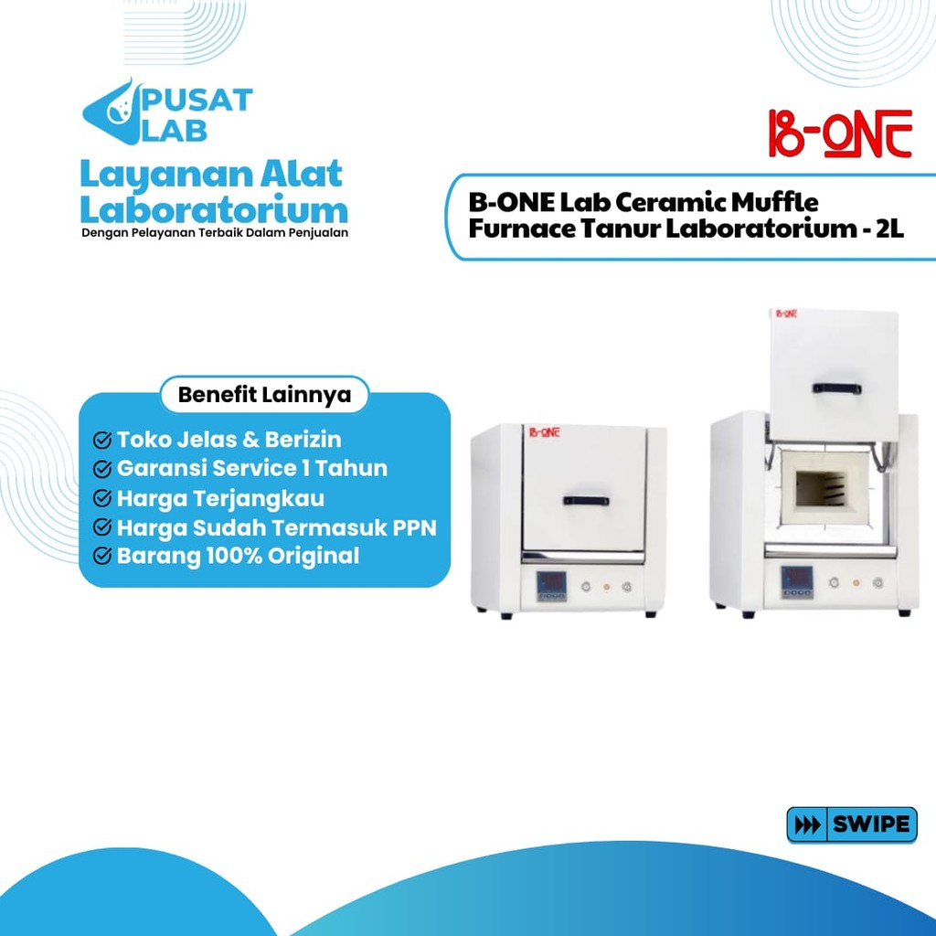 Jual B-ONE Lab Ceramic Muffle Furnace Tanur Laboratorium - 2L | Shopee ...
