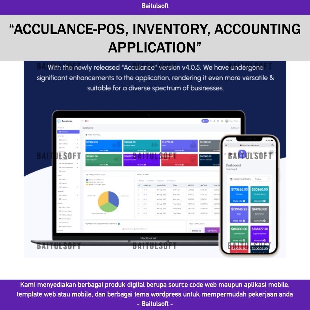Jual SOURCE CODE APLIKASI WEB ACCULANCE-POS, INVENTORY, ACCOUNTING ...