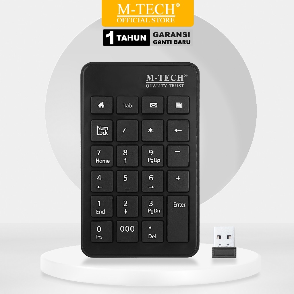Jual MTECH Keyboard Numerik Keypad Angka Kasir Wireless | Shopee Indonesia