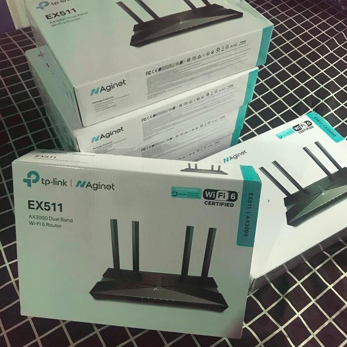 Jual Tp Link EX511 AX3000 Aginet Gigabyte Wifi6 Wireless Router New ...