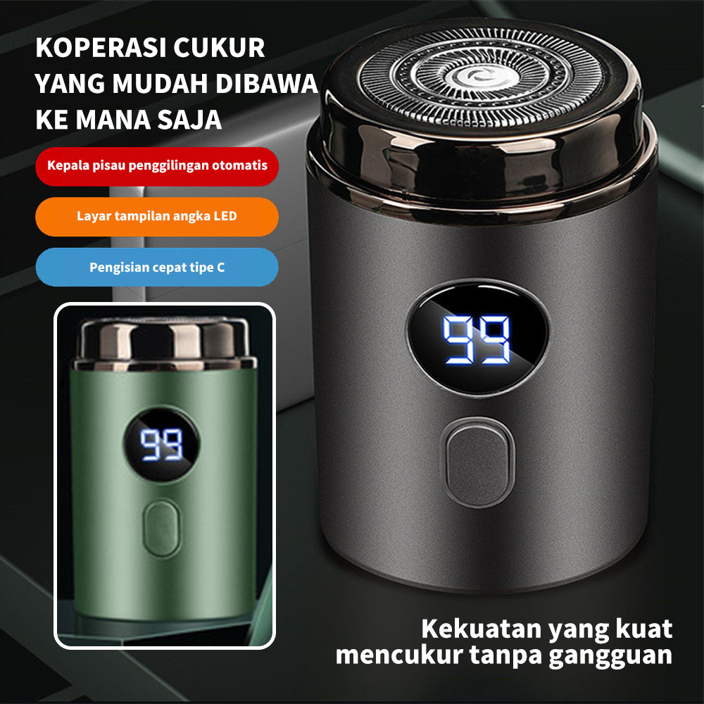 Jual Portable Beard Trimmer Mini Rechargeable Listrik Hair Cutter Alat ...