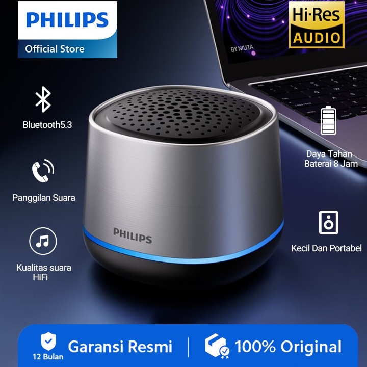 Jual Philips Wireless Speaker Bluetooth Portable TAS1009 Hi-Fi Sound ...