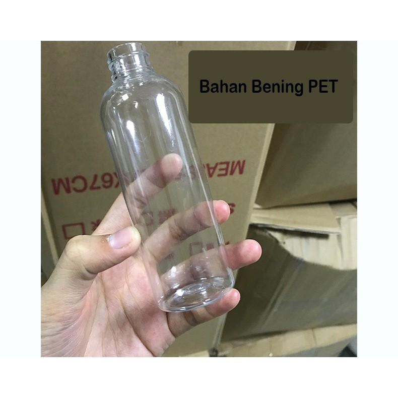 Jual Botol Spray Plastik + Tutup Bening Transparan Bahan PET Tebal Bukan HDPE 100 ml | Shopee ...