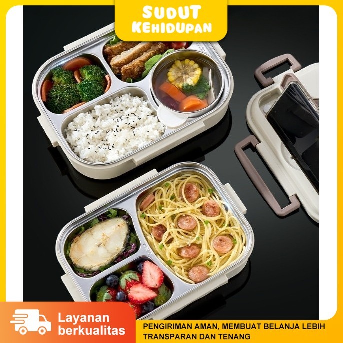 Jual Tupperware Stainless Steel 316 Termos Kotak Makan Portabel untuk ...