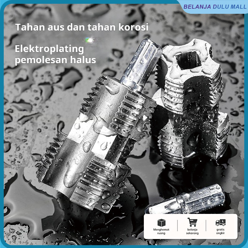 Jual Pemasang ulir pipa air 4 titik / 6 titik ulir internal dan ...