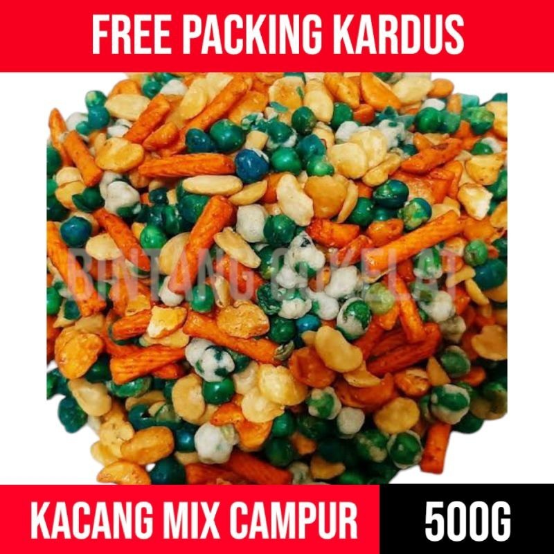 Jual kacang campur mix makanan ringan | Shopee Indonesia