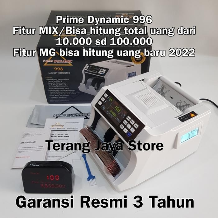 Jual Mesin Penghitung Uang Prime Dynamic 996 Mix Value Counter Dynamic ...