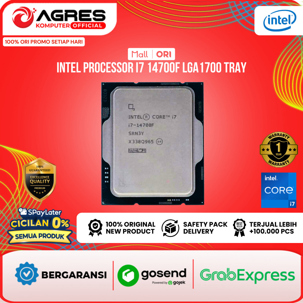Jual INTEL PROCESSOR I7 14700F LGA1700 1Y TRAY | Shopee Indonesia