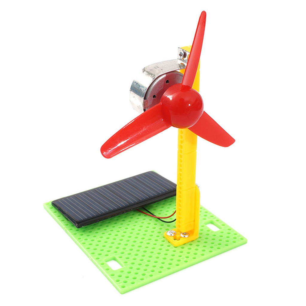 Jual DIY Novel Solar Powered Electric Fans Physics Motor Circuit Device ...