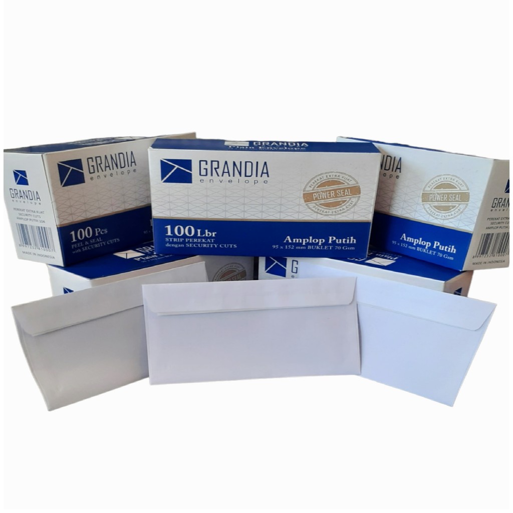 Jual Amplop Grandia Plain 1bok isi 100pcs | Shopee Indonesia