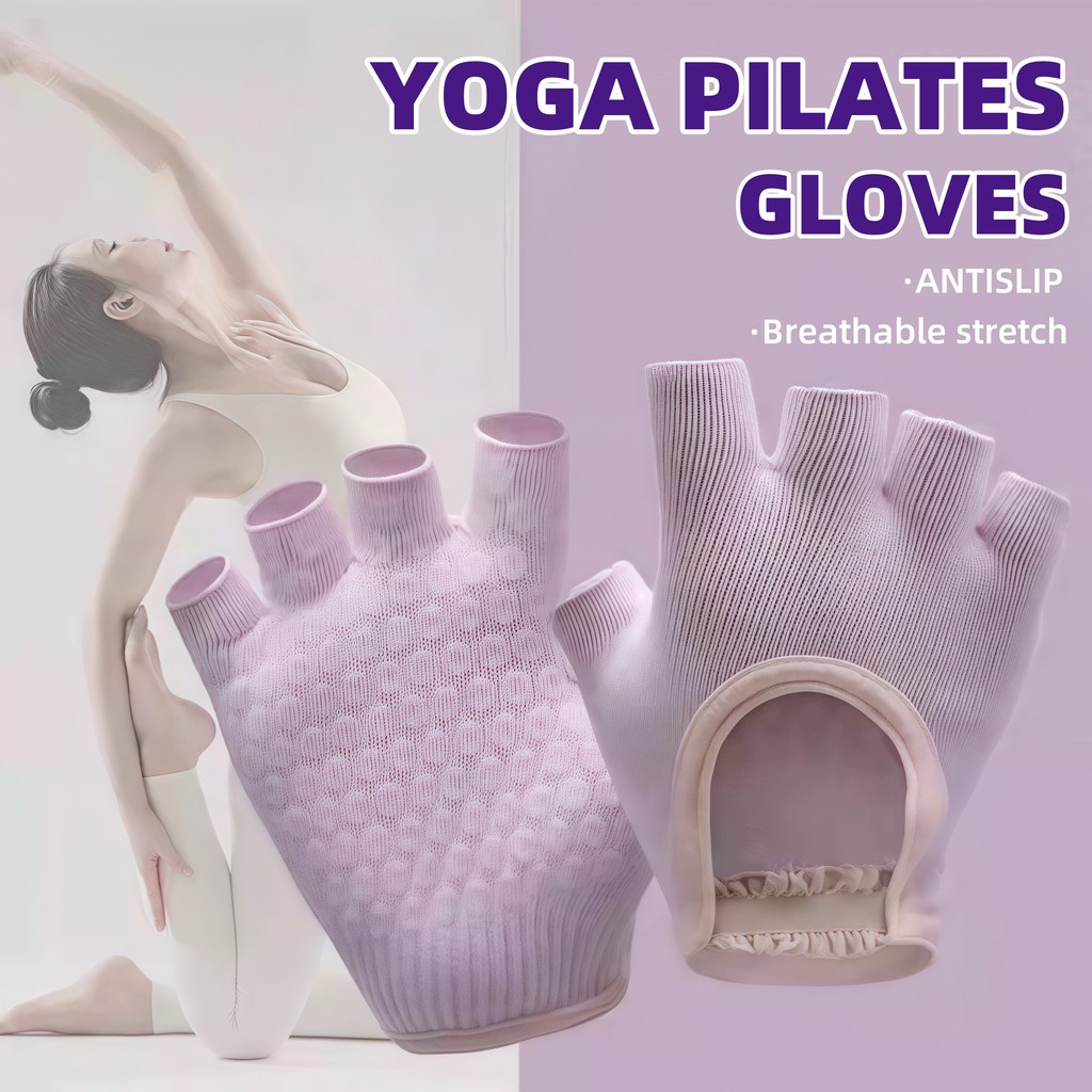 Jual IRIS Sarung Tangan Pilates Tali Yoga Gel Anti Slip Fitness Gym ...