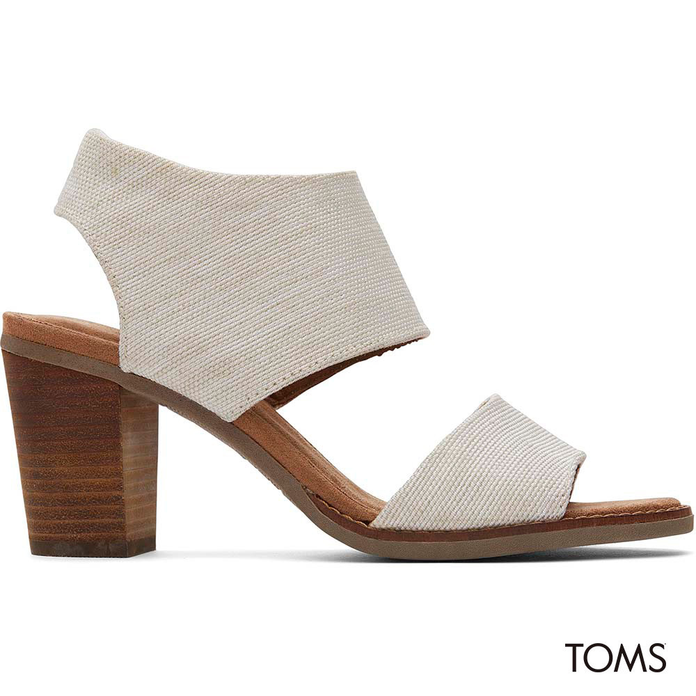 Jual TOMS Women Majorca Cutout Heeled Sandal - Natural | Shopee Indonesia